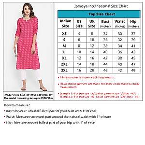 Janasya Indian Women's Mustard Cotton Botanical Printed Flared Kurta