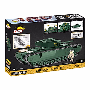 COBI Company of Heroes 3 Churchill Mk. III Tank