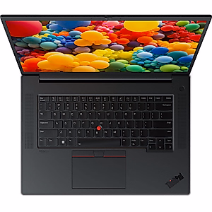 Lenovo Latest ThinkPad P1 Gen 5 Laptop, Intel i7-12700H (14 Cores), 16" FHD (1920 x 1200) IPS Anti-Glare, 32GB DDR5, 2TB SSD, Nvidia A2000, 1080p Camera, Win 11 Pro - Black