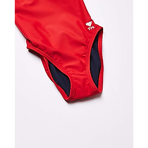 TYR Guard Dimaxback Swimsuit, Red, 28