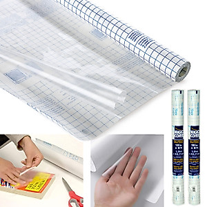 2 Rolls Transparent Covering Self Adhesive Clear Peel Stick Film Cover 18" x6ft 2 Rolls Transparent Covering Self Adhesive Clear Peel Stick Film Cover Shelf Drawer Liner 18" x6ft Each Contact :Paper