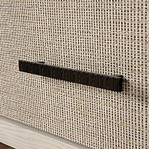 Sauder Pacific View Entryway Bench, L: 48.47" x W: 17.48" x H: 20.16", Chalked Chestnut Finish