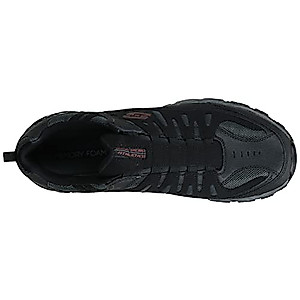 Skechers mens After Burn M. Fit Loafer, Black/Charcoal, 12 US, 51866-076