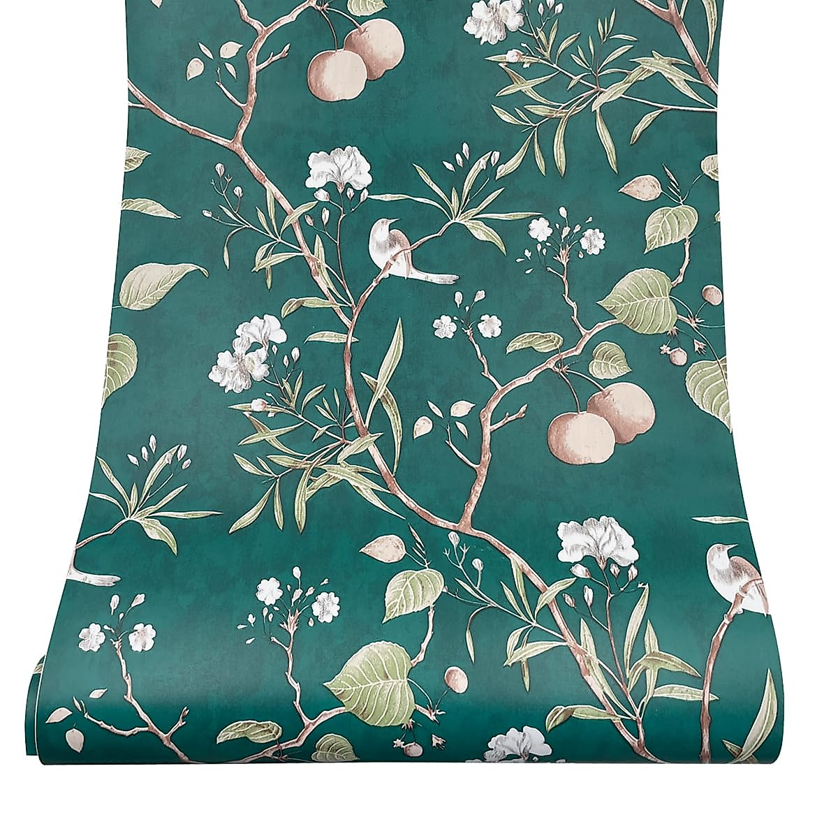 Yifasy Shelf Liner Green Striped Butterfly Self-Adhesive Drawer Cabinet Paper Line Vanity Dresser Sofa Table 118x17.7 Inch