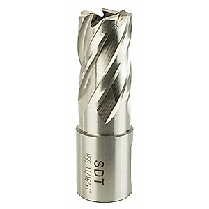 Steel Dragon Tools 11/16" x 1" High Speed Steel Annular Cutter with 3/4" Weldon Shank