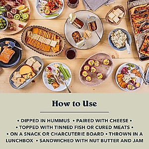 Patagonia Provisions - Toasted Cheeze - Certified Organic Crackers - Non-GMO, Plant-Based, No Added Sugar