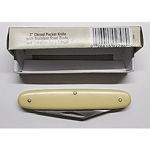 Frost Cutlery 15-021IV Novelty Ivory Folding Pocket Knife