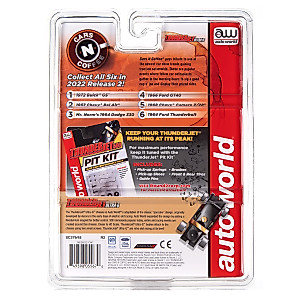 Auto World Thunderjet Cars N Coffee 1972 Buick GS (Silver) HO Scale Slot Car