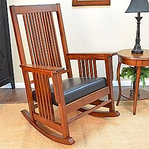 Carolina Classic Montego Mission Rocker in Chestnut