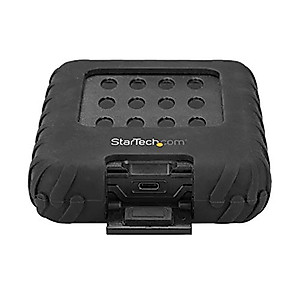 StarTech.com 2.5" SATA SSD/HDD Hard Drive Enclosure - USB 3.1 (10Gbps) External Hard Drive Case - IP65-Rated Enclosure (S251BRU31C3)