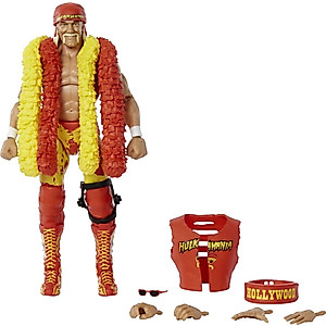 WWE Elite Collection Action Figure Hulk Hogan 6-inch Posable Collectible for WWE Fans Ages 8 Years Old & Up​