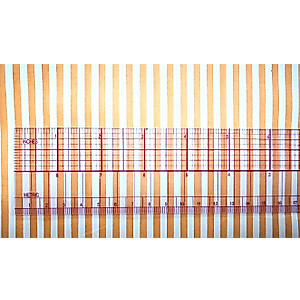 Fat Quarter Fabric Bundles Printed Calico Cloth Pre-Cut Quilting Cotton Twill Striped Printed Assortments,Craft Cloth Bundle Squares,DIY for Sewing Crafting Rose Flavor(Stripe 8pcs,18 by 20.5Inch)