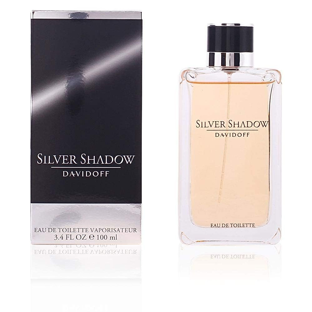 Silver Shadow By Davidoff For Men. Eau De Toilette Spray 3.4 OZ