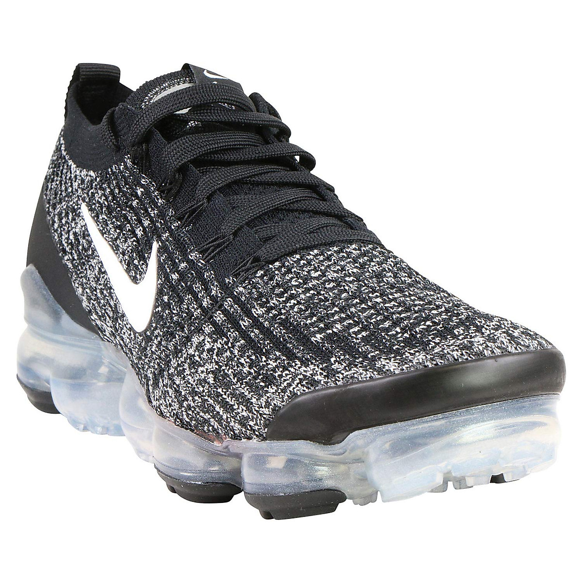 Nike Mens Air Vapormax Flyknit 3 AJ6900 002 - Size 7 Black/White-Metallic Silver