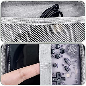 LeoTube Carrying Case for RG35XX Handheld Game Console, Storage Travel Holder Compatible with RG35XX Portable Game Console Accessories, Portable Game Console Not Included (Only RG35XX Case)