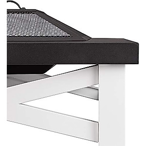 Real Flame 350-WHT Austin Fire Pit, White