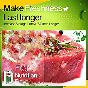 Vacuum Sealer Bags (2 Rolls-8" x 50' Total 100Feet) with BPA Free Heavy Duty Vacuum Seal Food Sealer Bags