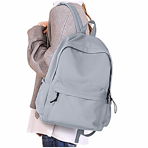 Backpacks For School Backpack For College Bookbag For Women School Bag Book Bags Waterproof Gym Backpack For Women Men Simple Aesthetic Backpack Blue