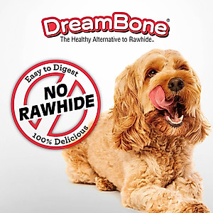 Dreambone Triple Flavor Twisties, 25 Count, Rawhide-Free Dog Chews Made with Real Beef, Pork & Chicken, 7.05 Ounce (Pack of 1)