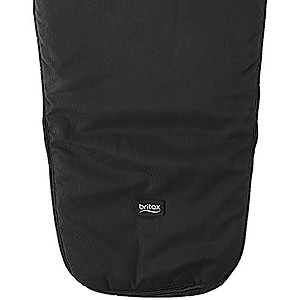 Britax Stroller Sleeping Bag Footmuff | Durable and Warm Insulation Fabric + 2-Side Zip Opening Black