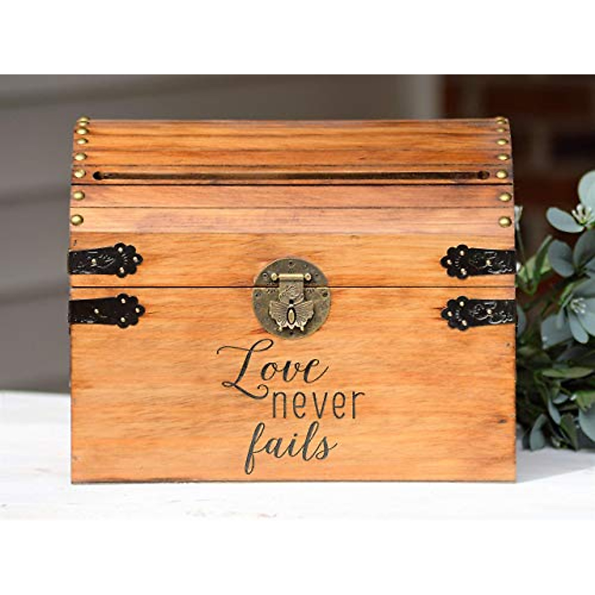 Love Never Fails Wedding 1st Corinthians Wedding Card Box