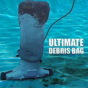 Endless Patio Pool Debris Cleaning Vacuum Replacement Nylon Bag 15" X 24.5" Set of 2 Leaf Pool Cleaner 100 Micron Fine Mesh Bag Cleans Leaves Dirt for Pools and Spas