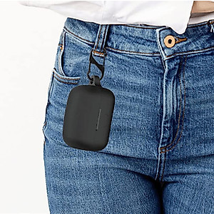 Ankersaila Case Compatible with Sony LinkBuds WF-L900,Soft Silicone Shockproof Anti-Scratch Protective Cover (Black)