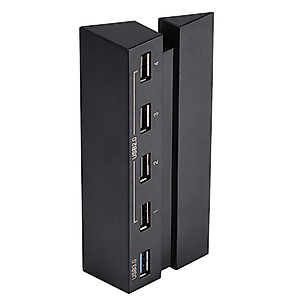 USB Hub 5-Port Portable Wear-Resisting Compatible with Game Console
