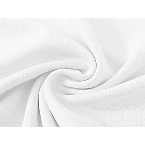 MoFiz Women's Hiking Shirts Short Sleeve UPF 50+ Sun Protection Lightweight Running Fishing Shirts White M