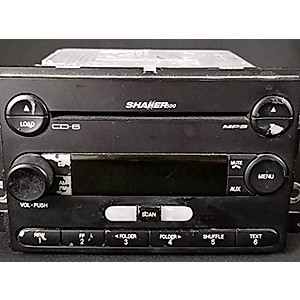 Decal USA brand FITS; 2005 2006 Ford Mustang 4.6 GT Shaker 500 & Convertible Replacement Radio Button Stickers Decals New USA CD Player 6 DISC 6-CD Button Overlay Kit