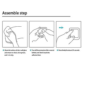 YIGII Self Adhesive Toilet Paper Holder - Bathroom Toilet Paper Holder Stand no Drilling Stainless Steel Brushed