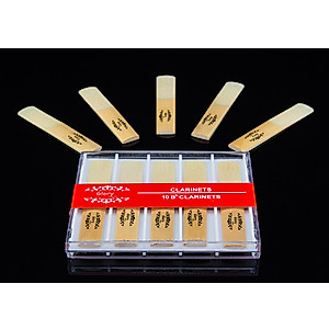 Glory Reeds Clarinet Reed Size# 2.5, Box of 10~size 1.5, 2, 2.5, 3 ~Click for yours'choice
