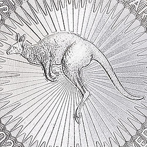 2022 P AU 1 oz Australian Silver Kangaroo Coin Brilliant Uncirculated with Certificate of Authenticity $1 BU