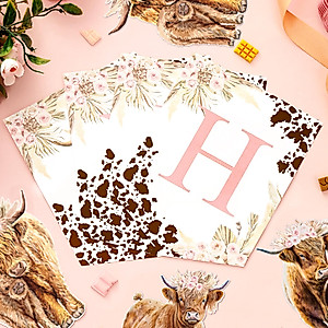 Highland Cow Birthday Decorations Girl - Highland Cow Happy Birthday Banner, Garland, Boho Retro Floral Highland Cattle Holy Cow Farm Animal Birthday Party Decorations