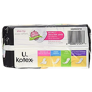 Kotex Natural Balance Absorbent Liners, Long, 16 Count(10 Pack)