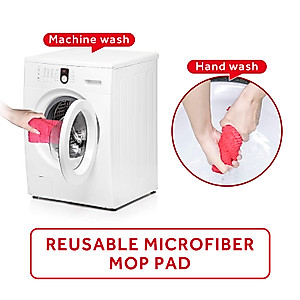 Mops for Floor Cleaning Wet Spray Mop with a Refillable Spray Bottle and 6 Washable Microfiber Pads Home or Commercial Use Dry Wet Flat Mop for Hardwood Laminate Wood Ceramic