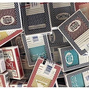 JUSTMIKEO 2 Random Las Vegas Casino Used Playing Cards Deck