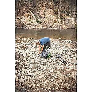 Sevylor QuickPak K5 24 Gauge PVC Polyester 1 Person Inflatable Kayak w/Hand Pump, Paddle, Double Lock Valves and Easy To Carry Backpack System, Gray