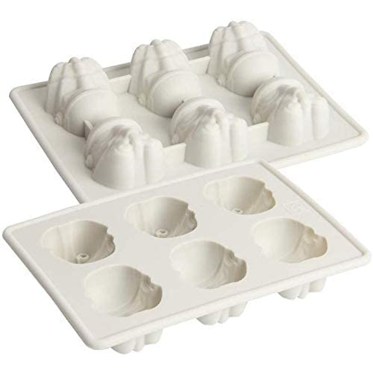 INKU Star wars silicone mold set Star wars ice and chocolate cubes: Stormtrooper, Darth Vader, X-Wing Fighter, Millennium Falcon, R2-D2, Han Solo, Boba Fett, Death Star