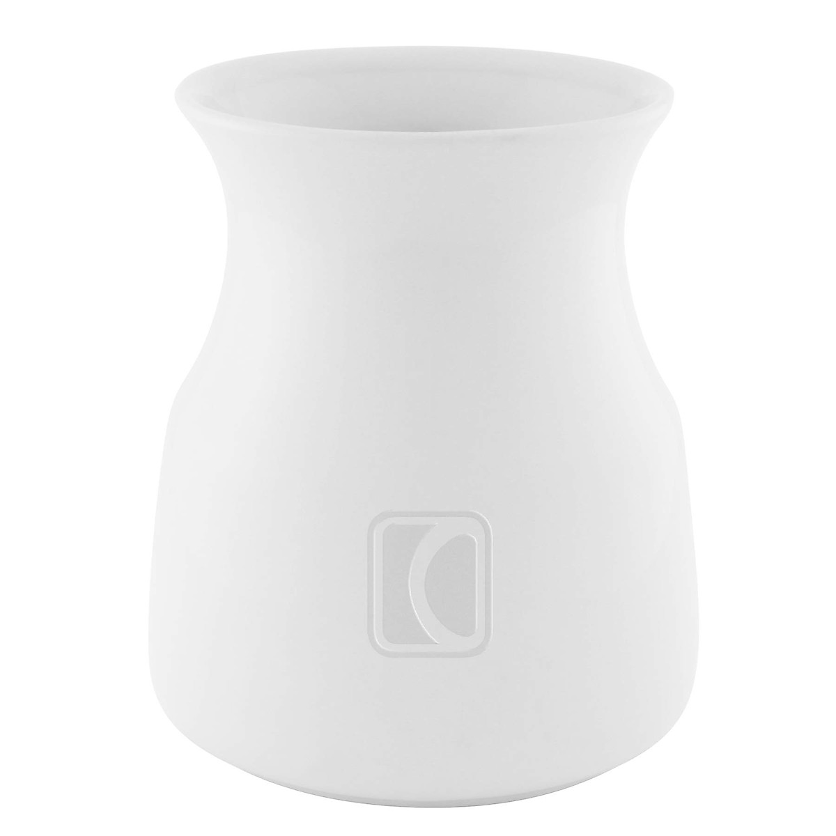 Chantal Ceramic Utensil Crock, 6.875", White