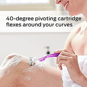 Schick Hydro Silk 3 Razor Blades Refills for Women, 4 Count