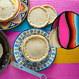 Needzo Cute Kitchen Essentials, Mexican Serape Pattern Tortilla Warmer, Microwavable for Corn and Flour Tortillas, Multicolor