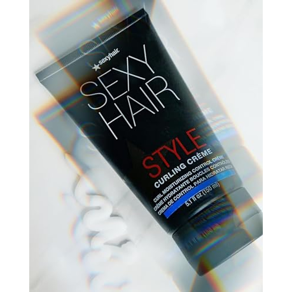 SexyHair Style Curling Crème Curl Moisturizing Control Crème, 5.1 Oz | Light Control | Maintains Moisture and Combats Frizz