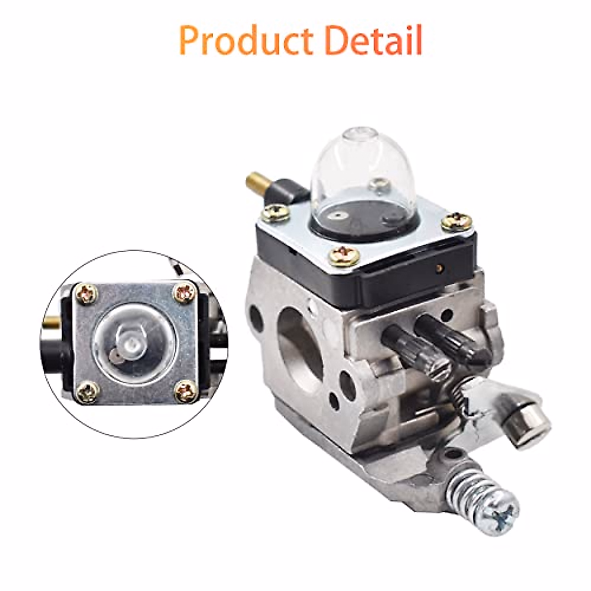 WFLNHB C1U-K82 Carburetor Replacement for Mantis Tiller 7222 7225 SV-5C/2 Replacement for C1U-K54A A021001090