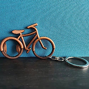 PLWJK Bicycle Bottle Opener, Keychain Beer Openers Valentine's Day Gifts for Men and Wemen (Metal)