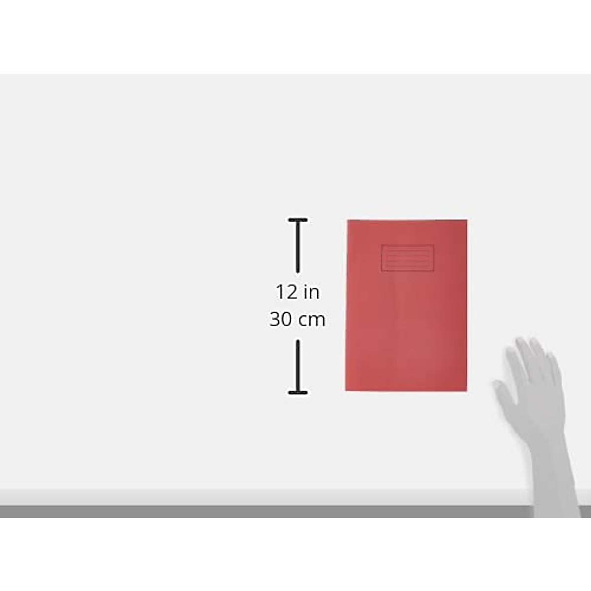 Silvine A4 Red Exercise Book, Lined With Margin - 80 Pages (Pack of 10)