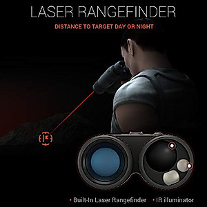 ATN Binox 4K Day&Night Smart Binoculars, Black, 4-16X