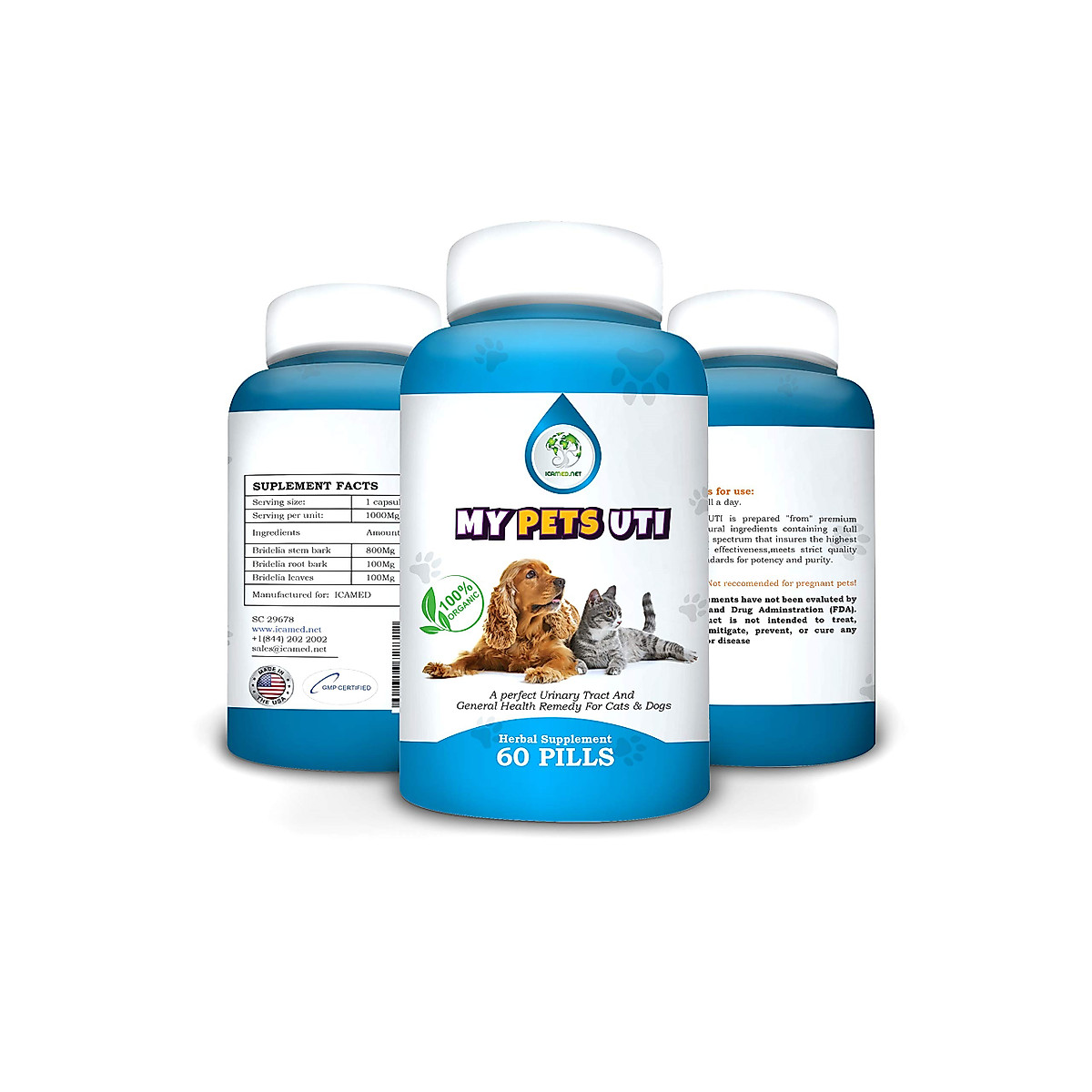 My Pets UTI-Herbal Remedy for UTI in Dogs and Cats