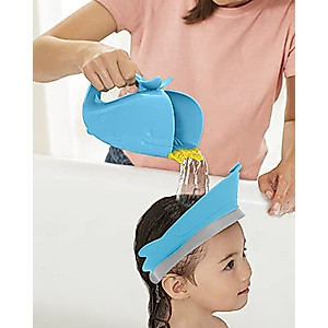 Skip Hop Baby Shower Cap Shield, Moby Bath Visor for Kids, Blue