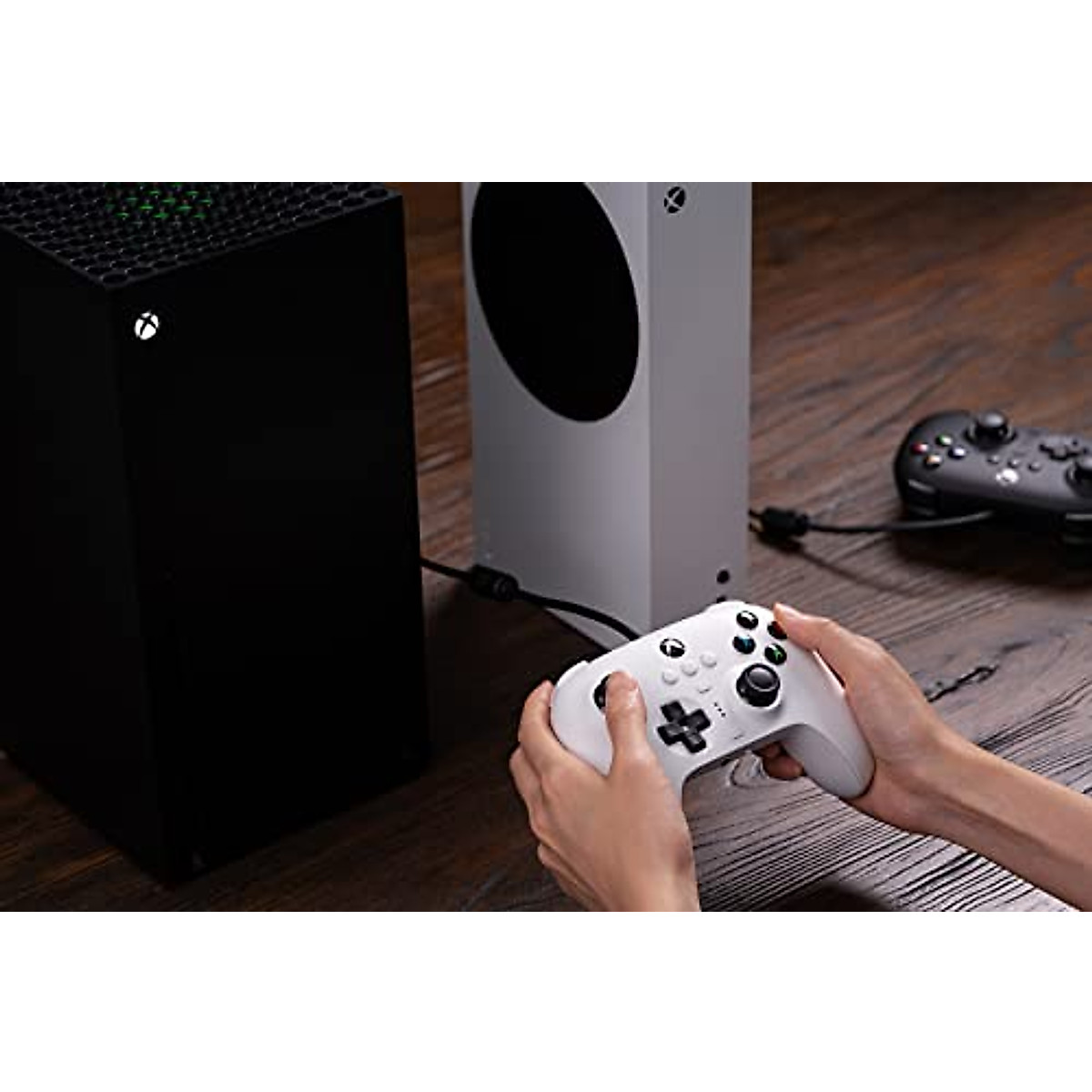 8Bitdo Ultimate Wired Controller for Xbox Series X, Xbox Series S, Xbox One, Windows 10 & Windows 11 - Officially Licensed (Black)